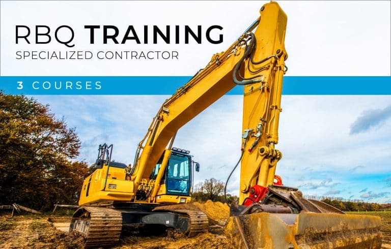RBQ online training · RBQ exam · Contractor License
